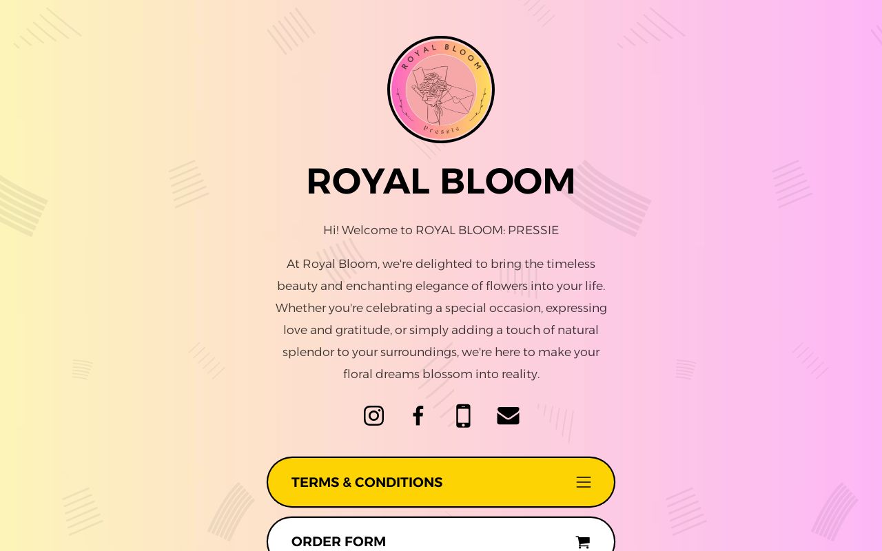 Royal Bloom: Pressie